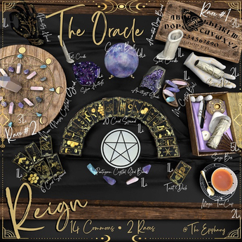 Second Life Marketplace - REIGN.- THE ORACLE - MOON PHASES CRYSTAL GRID : # 2 RARE